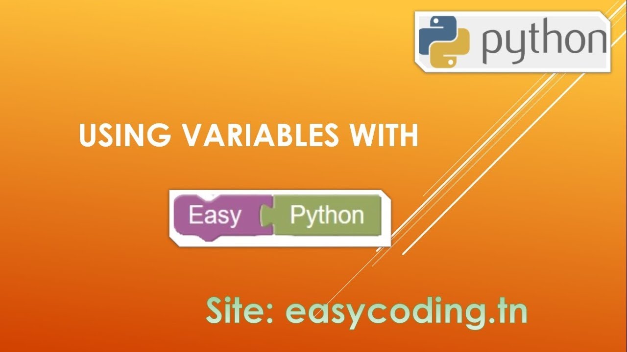Easy Python Tutorial Using Variables Youtube