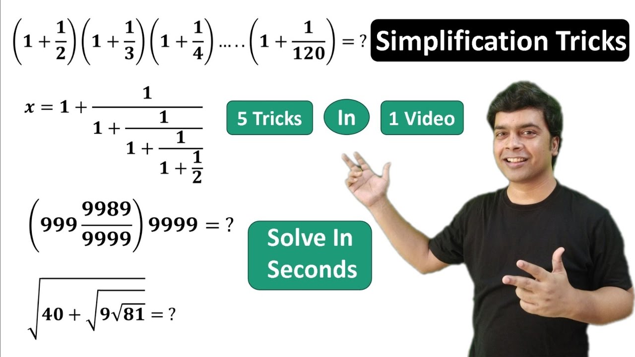 Simplification Tricks Maths Tricks Imran Sir Maths Youtube