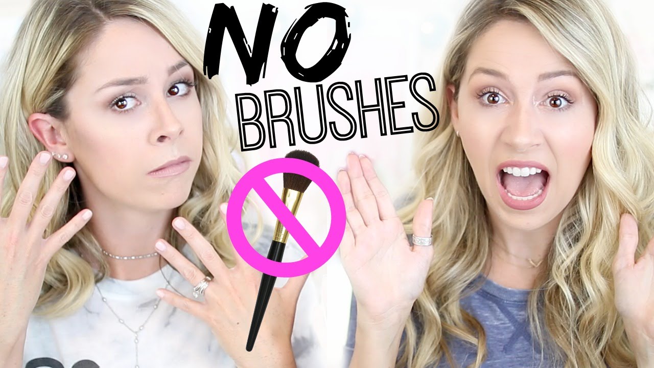 Full Face Using Only My Fingers No Brushes Challenge Youtube