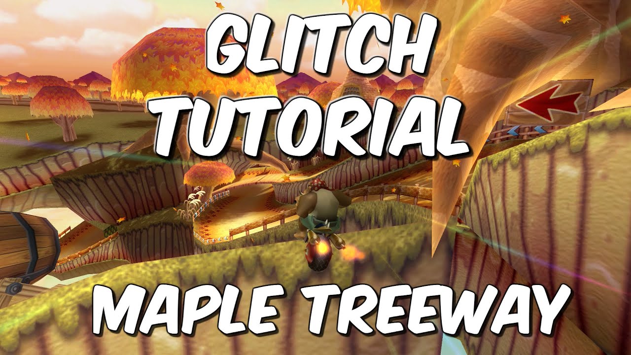 Mkwii Maple Treeway Glitch Tutorial Youtube