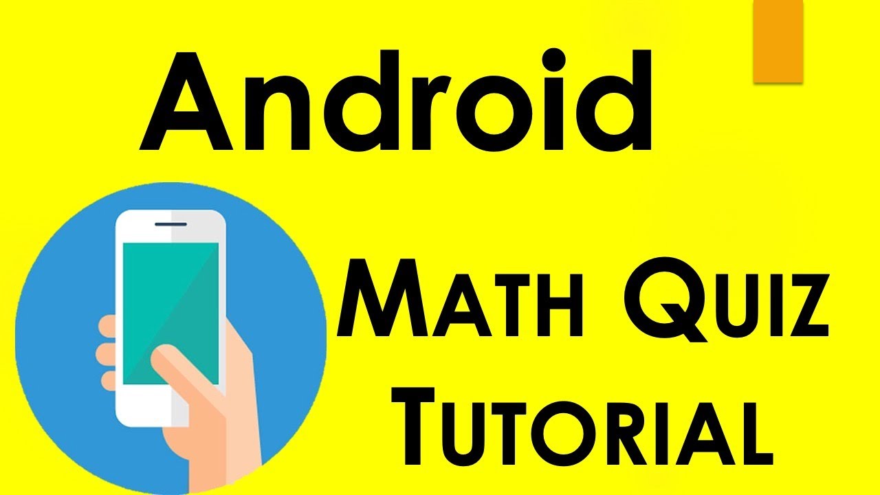 Math Quiz Mobile App In Android Studio Youtube