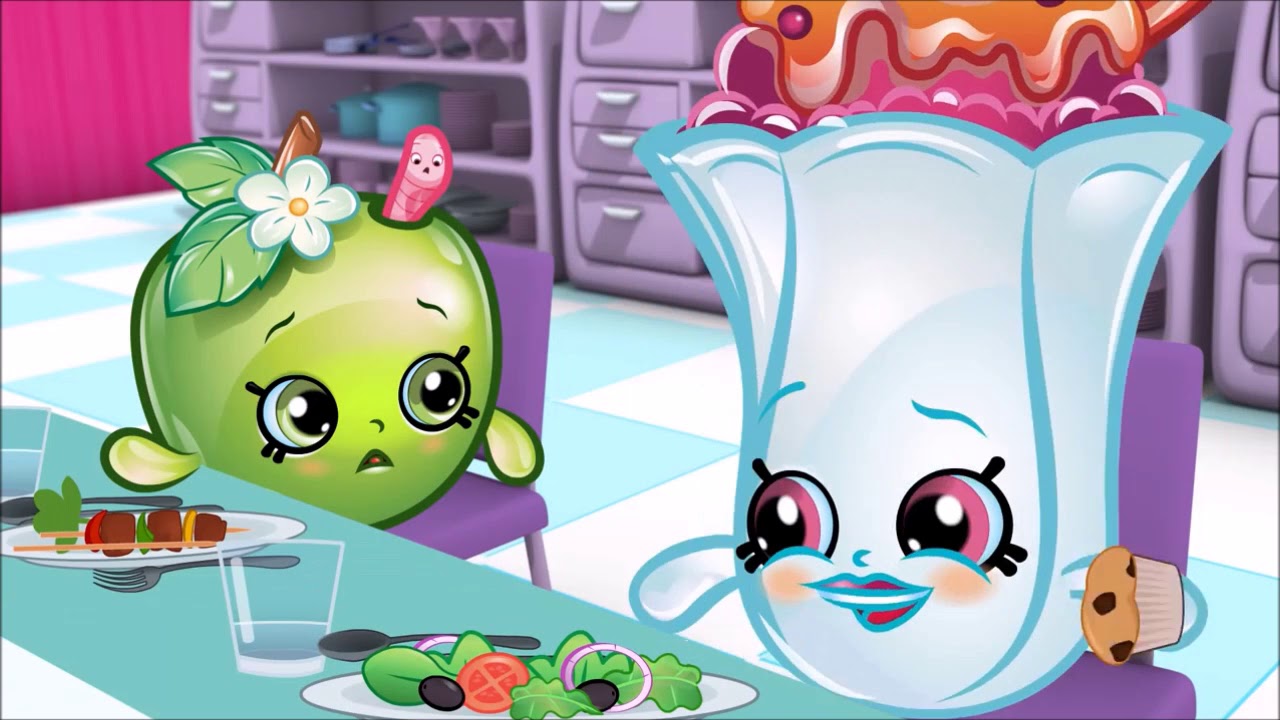 Shopkins Food Fight Scene Youtube