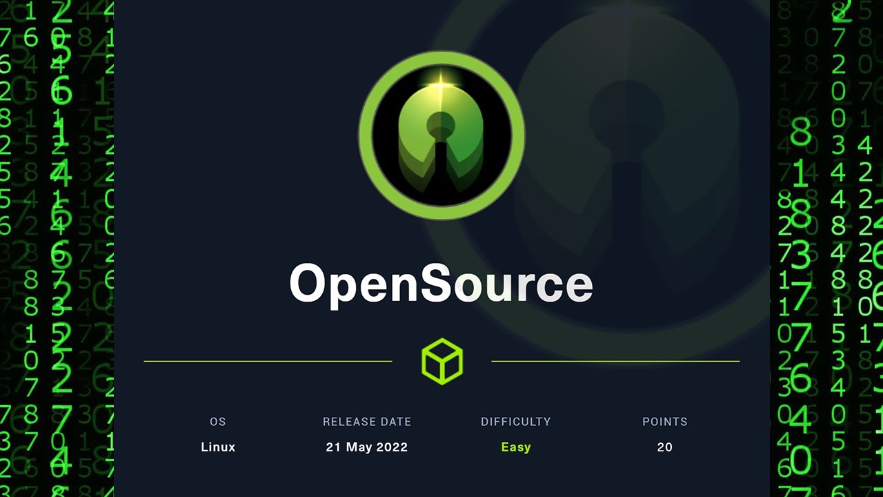 Opensource Writeup Youtube