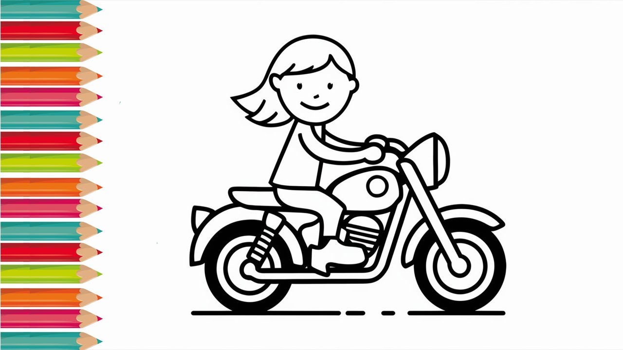 How To Draw A Girl With Moto Easy Drawing Tutorial Step By Step Guide