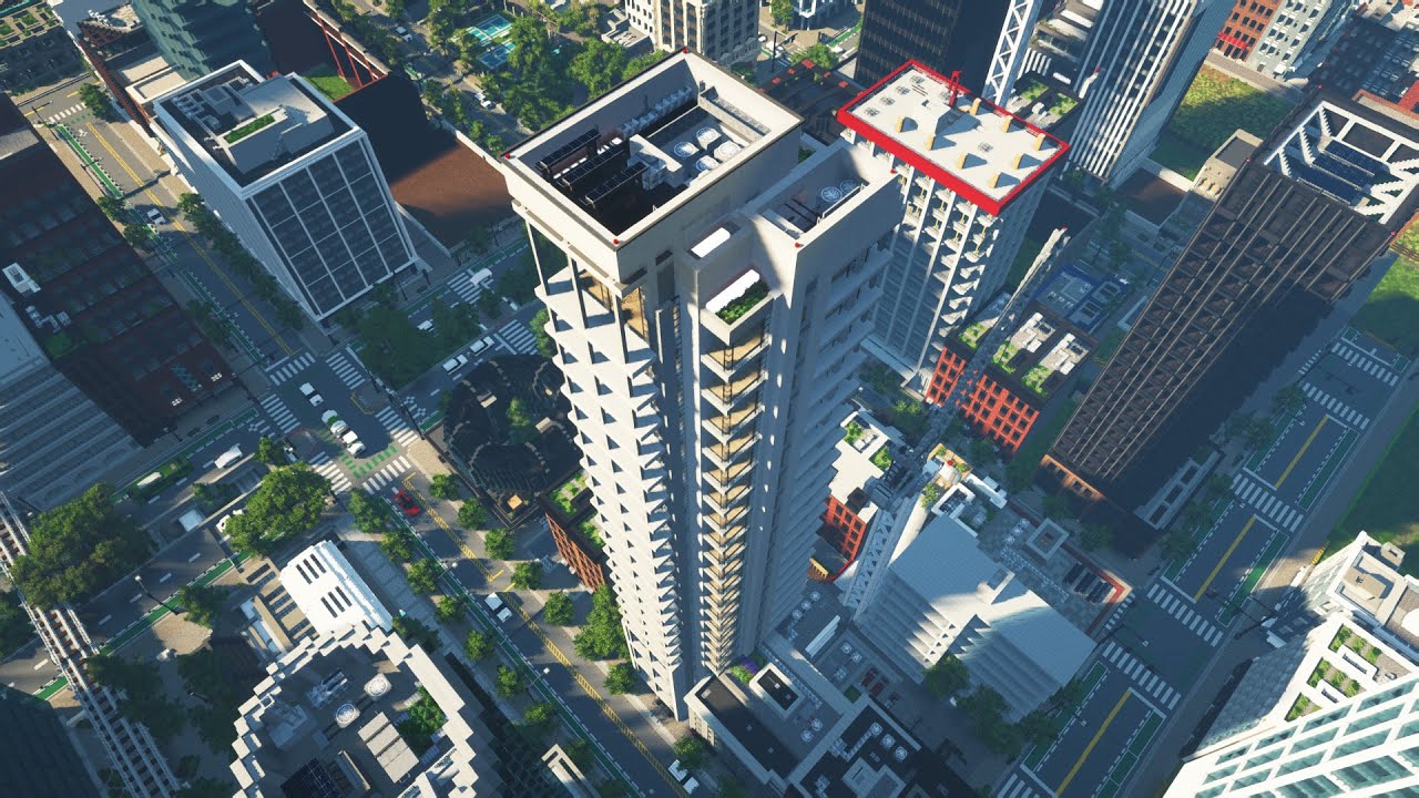 How I Built This Minecraft Skyscraper Using University Level