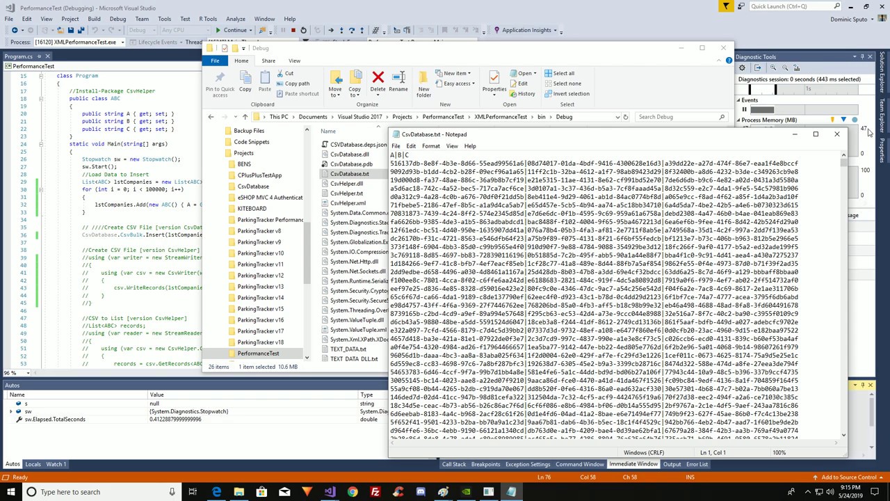 Csvhelper Vs Csvdatabase Youtube