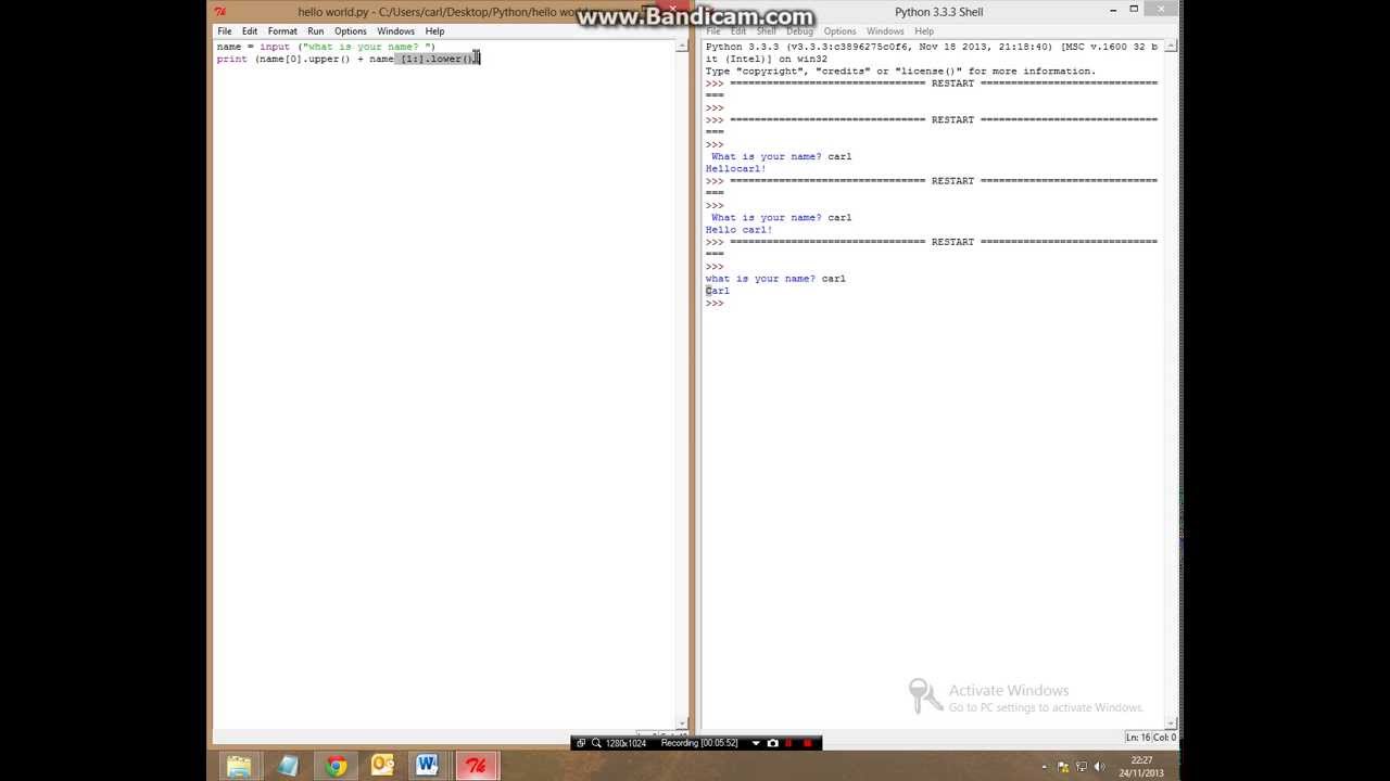 Basics Of Python How To Ask And Answer A Question Youtube