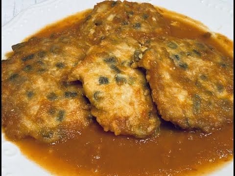 Tortitas De Pollo Y Ejote Con Salsa Ranchera Exquisitas Youtube