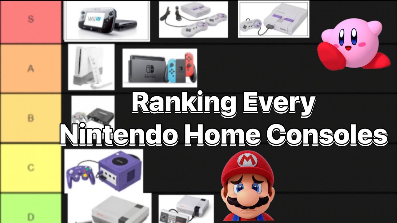 Nintendo Home Consoles Ranked At Judy Canup Blog