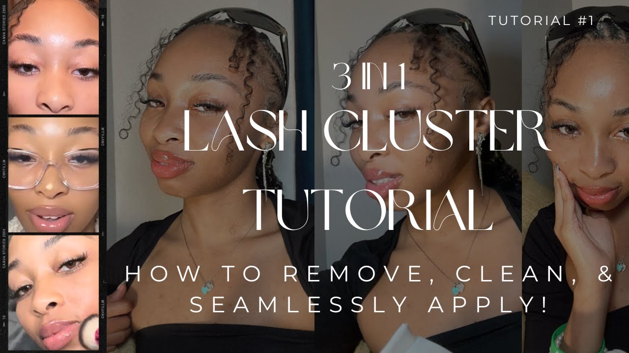 Lash Cluster Tutorial How To Clean Lash Clusters Diy Lash