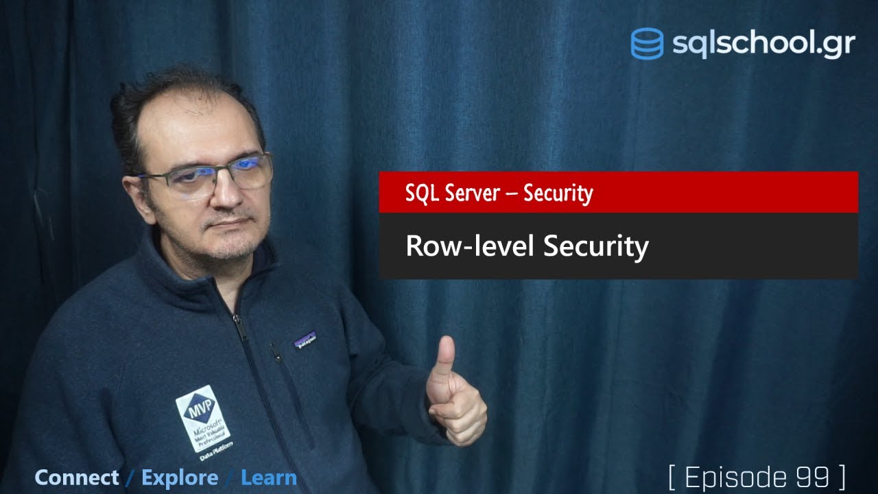 Row Level Security In Sql Server Youtube