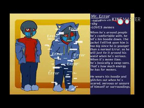 Mr Error And Fell Ink Friend Youtube