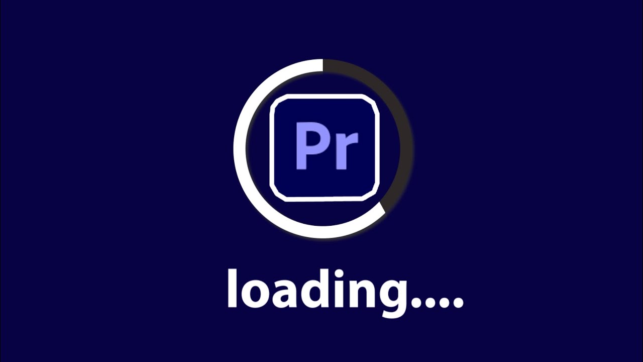Create A Circular Progress Bar Loading In Adobe Premiere Pro