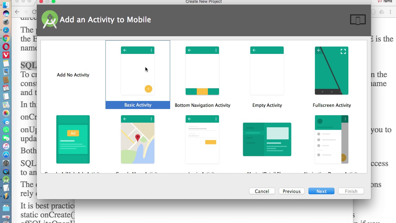 Android Studio Databases Forfreekol