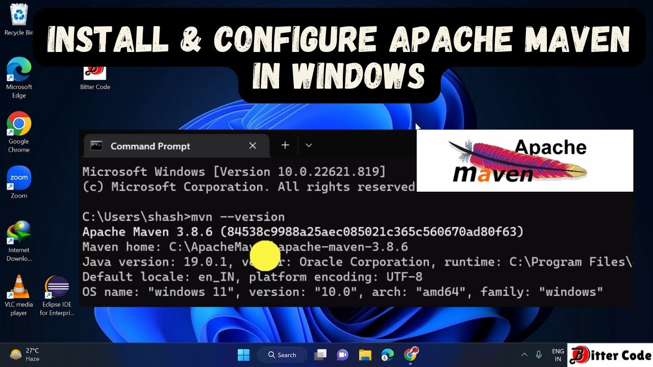 Install Apache Maven In Windows 11 Step By Step Guide On Installation