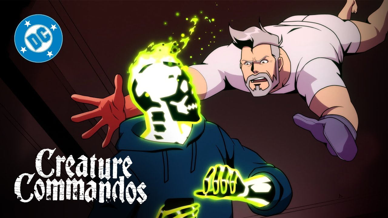 Creature Commandos Rick Flag Sr And Doctor Phosphorus Brawl Super
