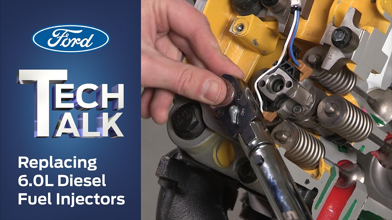 How To Replace A Ford 6 0l Power Stroke Diesel Fuel Injector Ford