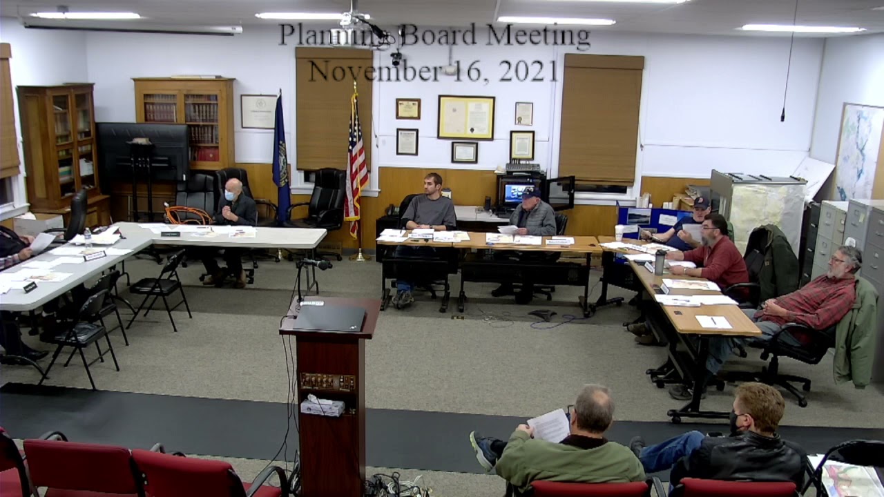 Planning Board Meeting 11 16 21 Youtube