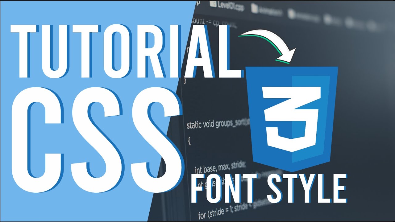 Front End Css Dasar Font Styling Css Tutorial Youtube