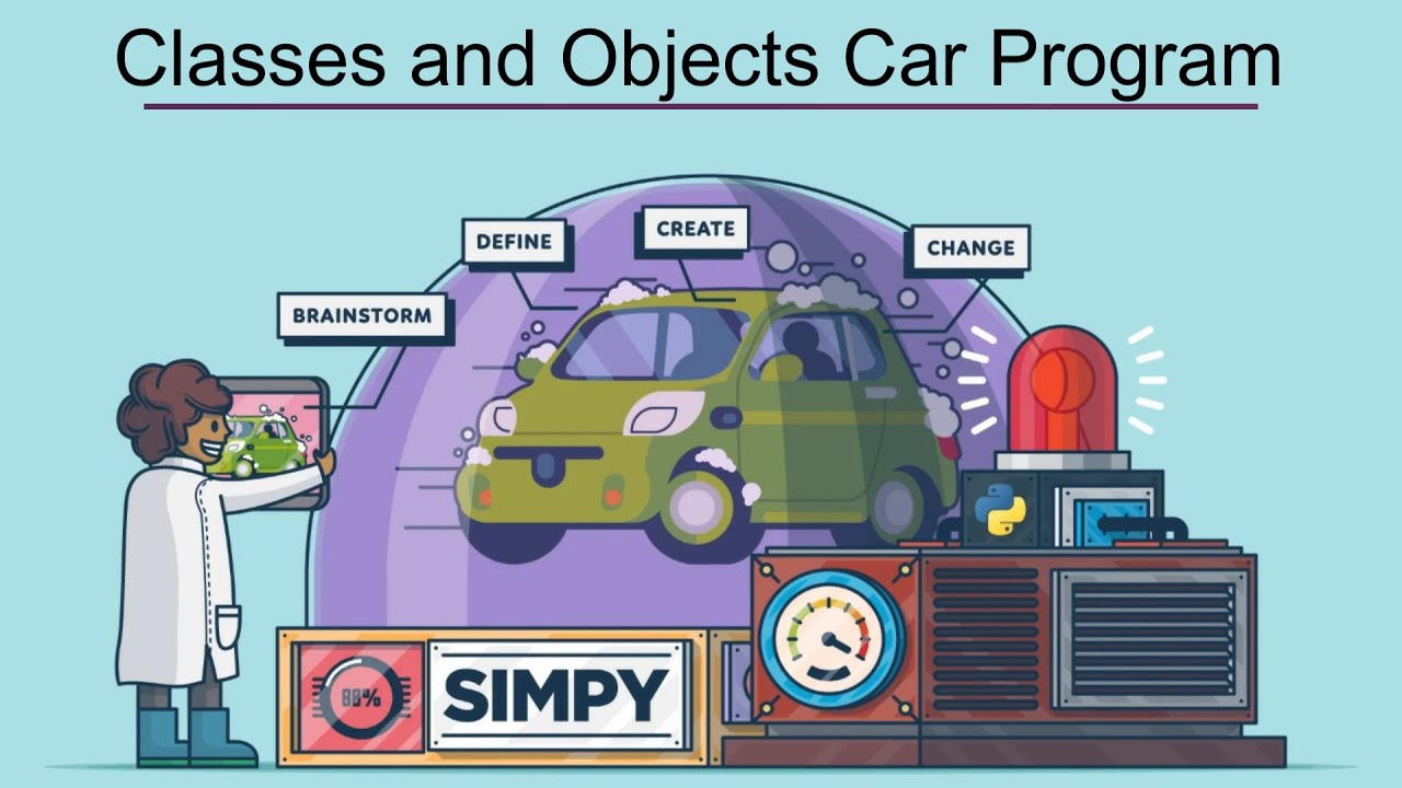 Classes And Objects Car Programs In Python Youtube