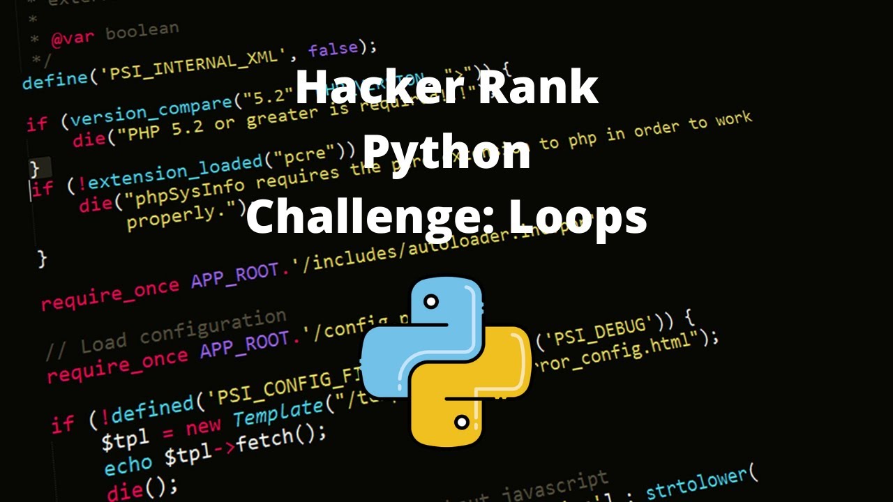 Hackerrank Challenge Loops Python Youtube