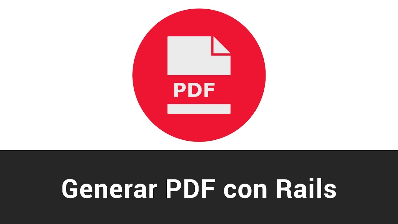 Generar Pdf Con Ruby On Rails Tutorial Youtube