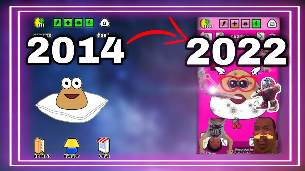 The Evolution Of Pou Game 2014 2022 Youtube
