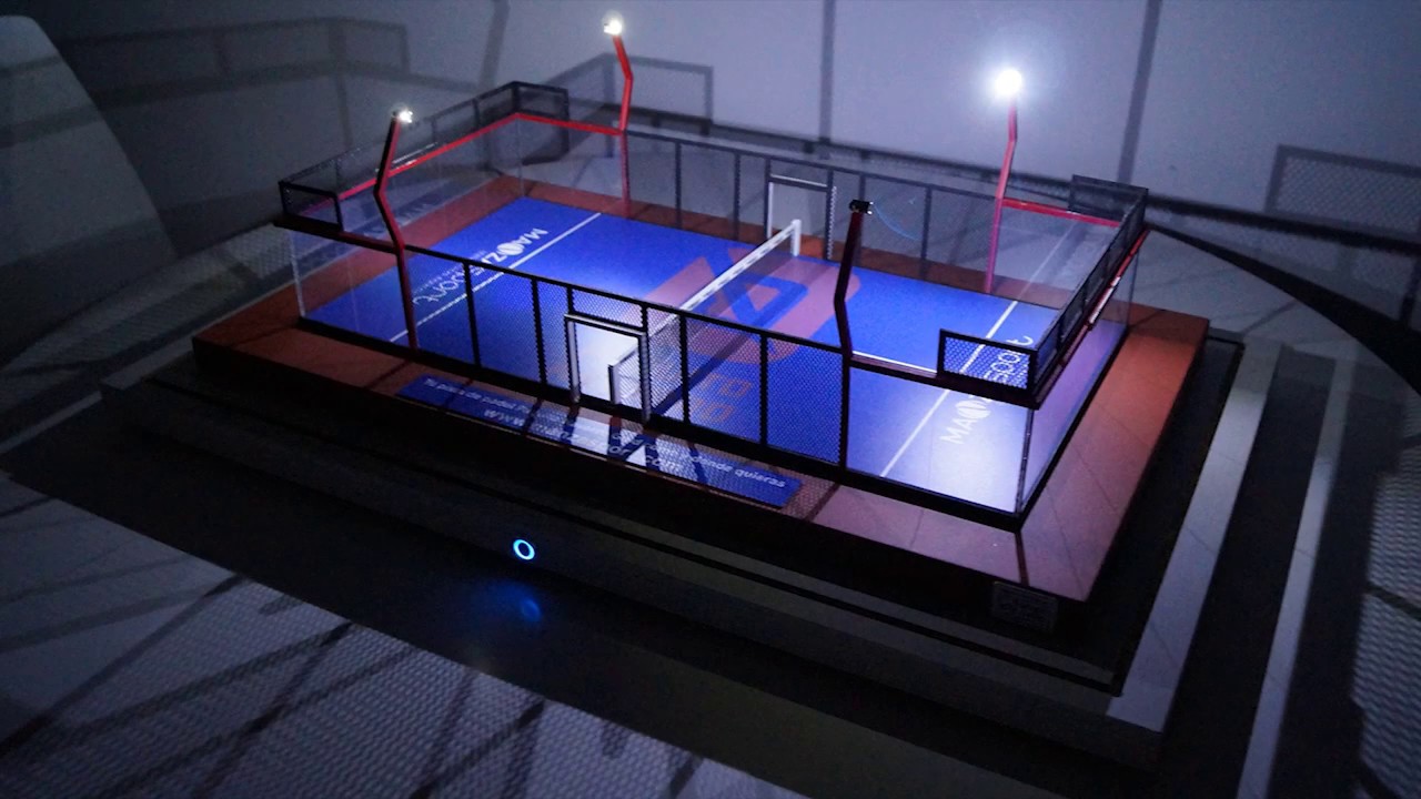 Fantástica Maqueta Pista De Padel Grupo Axfito Youtube
