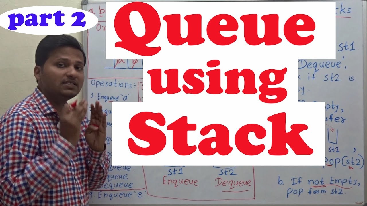 Implement Queue Using Stack Part 2 Youtube