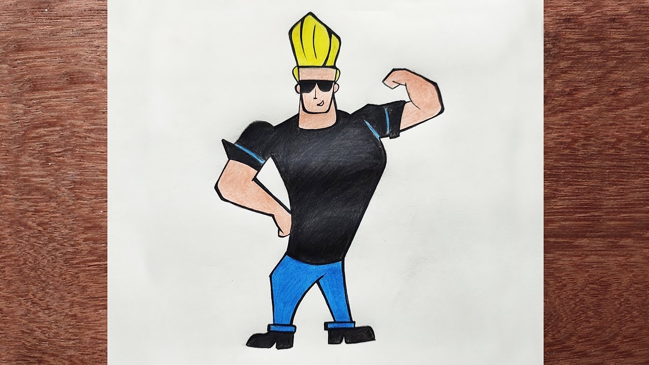 How To Draw Johnny Bravo Cartoon Characters Youtube
