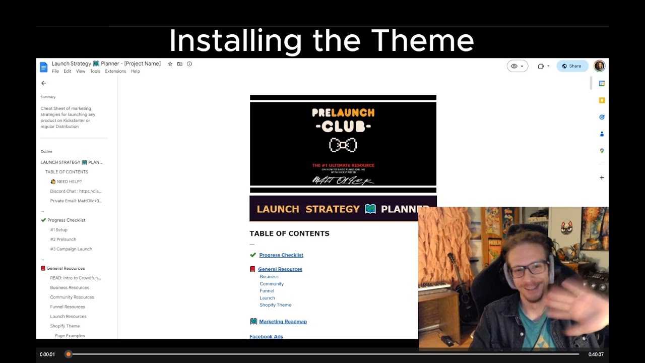 How To Use The Kickstarter Prelaunch Shopify Theme Youtube