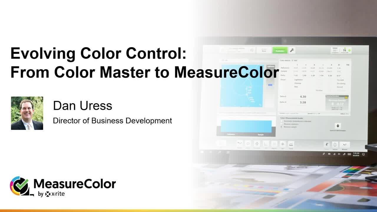Evolving Color Control From Color Master To Measurecolor Youtube