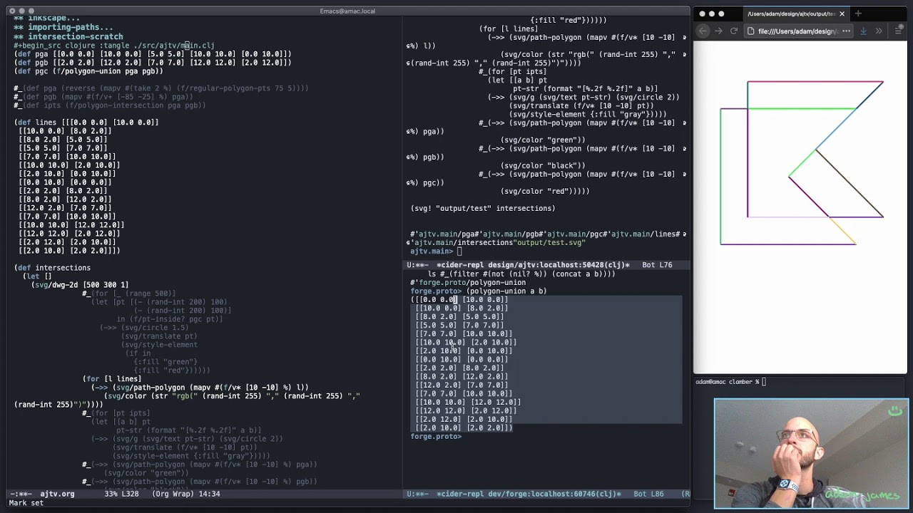 Polygons And Code Cleaning Clojure Dev Vod 70 Youtube