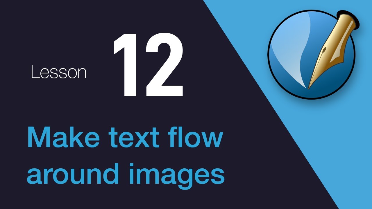 12 Make Text Flow Around Images In Scribus Youtube