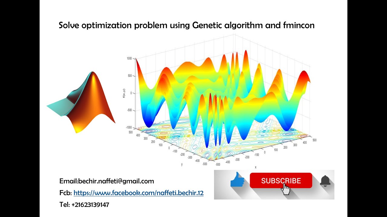 Matlab Optimization Using Genetic Algorithm Youtube