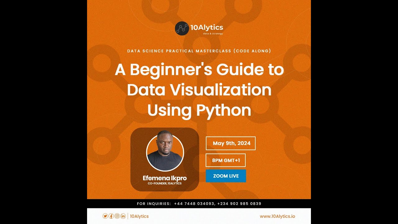 A Beginner S Guide To Data Visualization Using Python Youtube