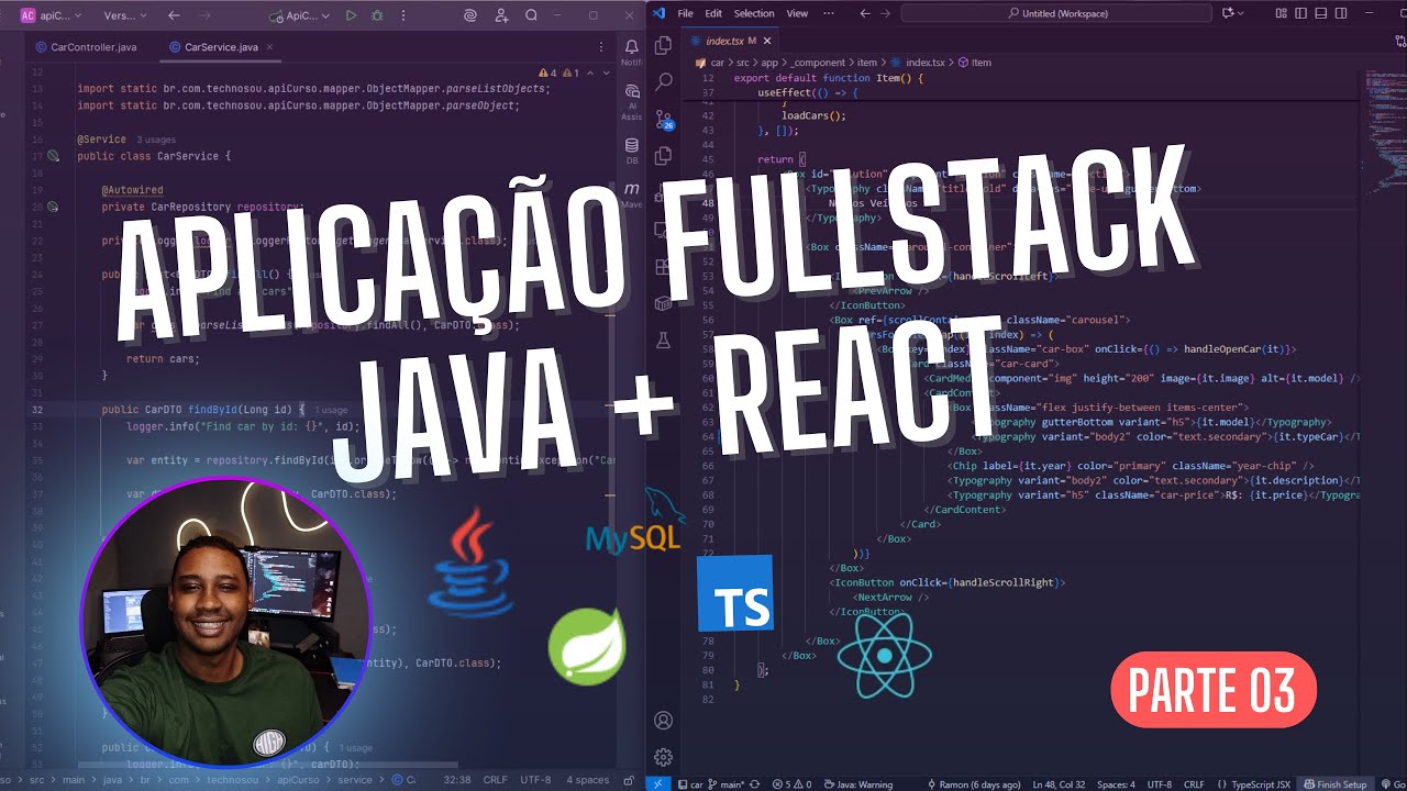 Desenvolvendo Aplicação Fullstack Java Spring Boot E React Parte