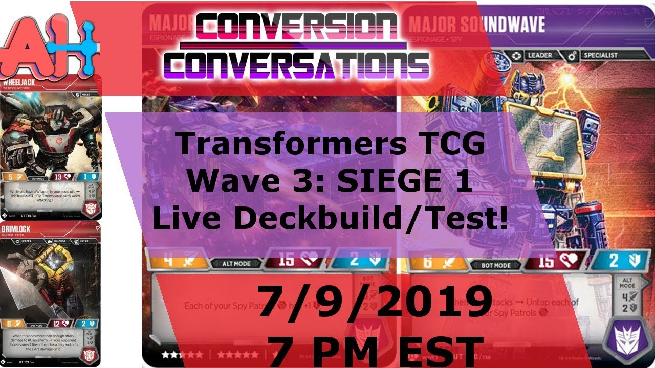 Conversion Conversations Transformers Tcg Live Build And Test Youtube