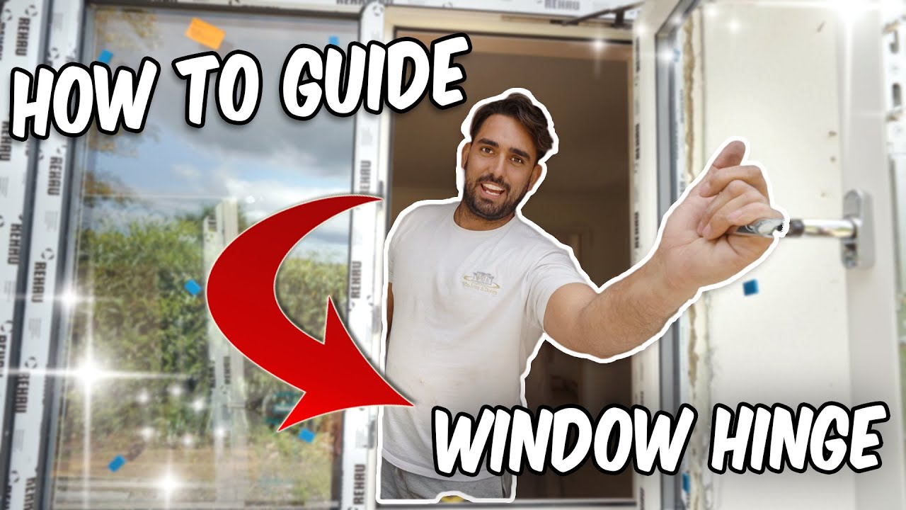 How To Change A Upvc Window Hinge Youtube