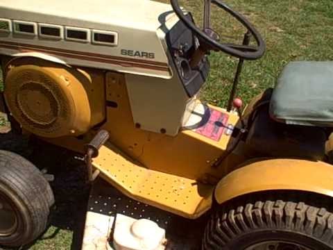 1976 Sears Ss 16 Twin Garden Tractor Youtube