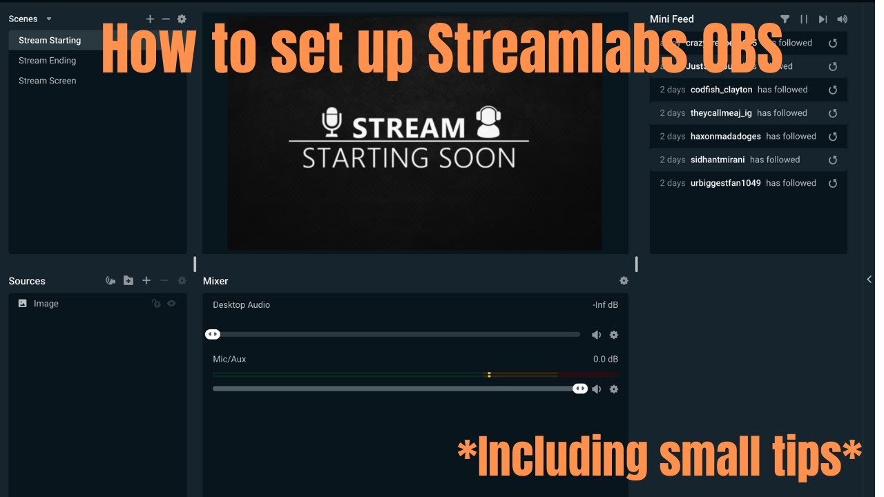 How To Set Up Streamlabs Obs In 2020 Youtube
