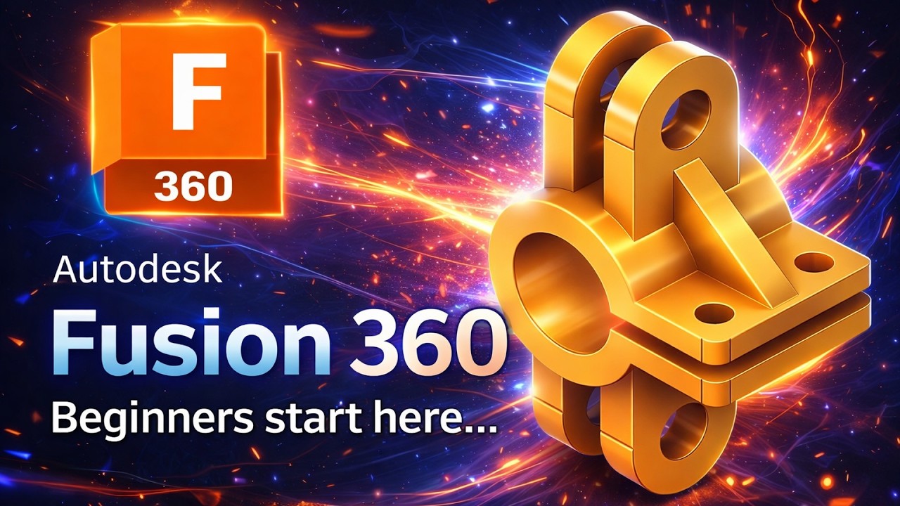 Autodesk Fusion 360 Tutorial For Beginners Learn 3d Design Step By