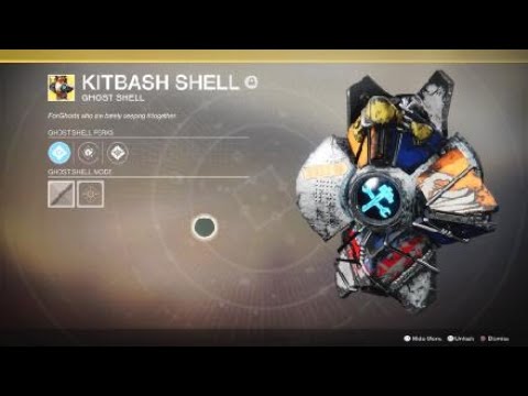 Destiny 2 Kitbash Ghost Shell 2020 07 10 Youtube