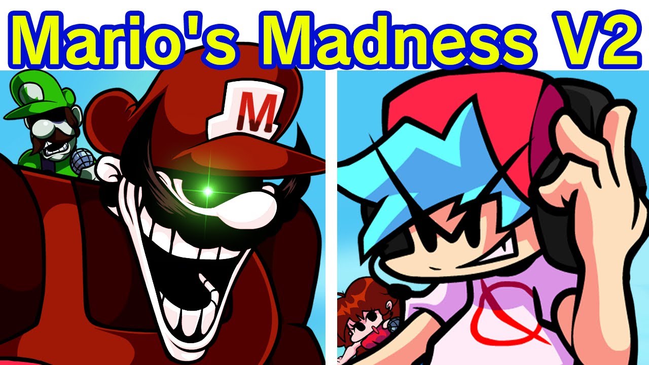 Friday Night Funkin Vs Mario S Madness V2 Full Week Cutscenes Fnf