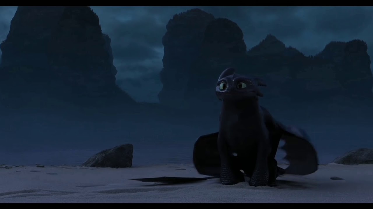 Toothless Dances For Light Fury Hd Scene Youtube