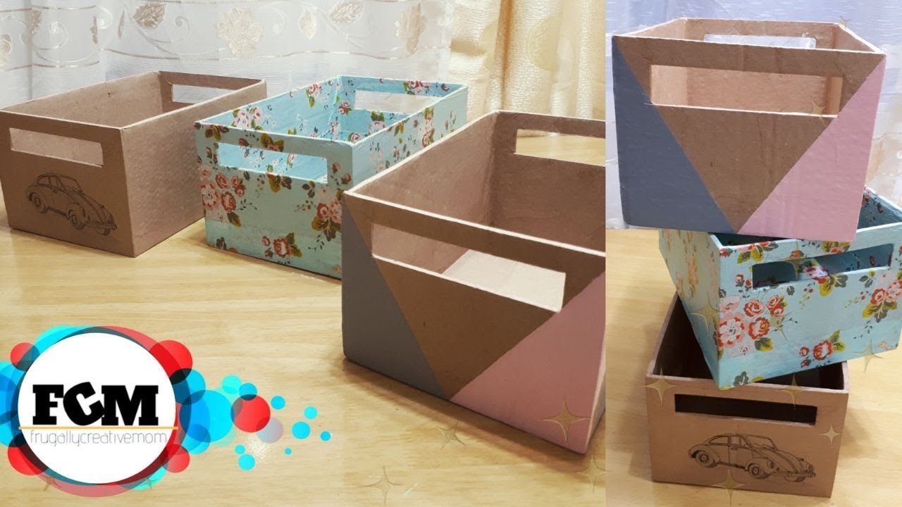 Decorative Cardboard File Boxes At Milla Levi Blog