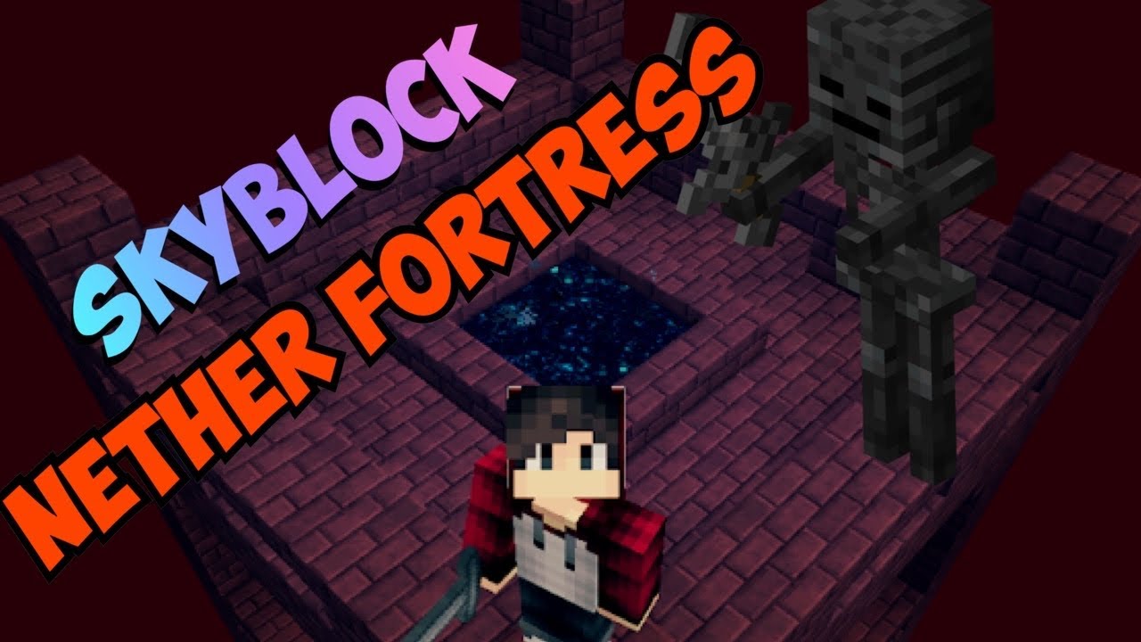Skyblock Nether Exploration Youtube