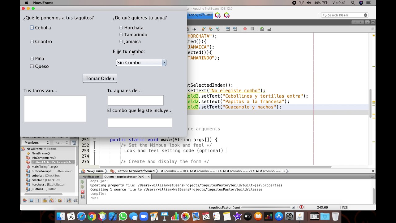 Ejemplo Jcombobox Youtube