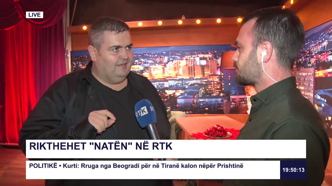 Drejtpërdrejt Natën Në Rtk Youtube