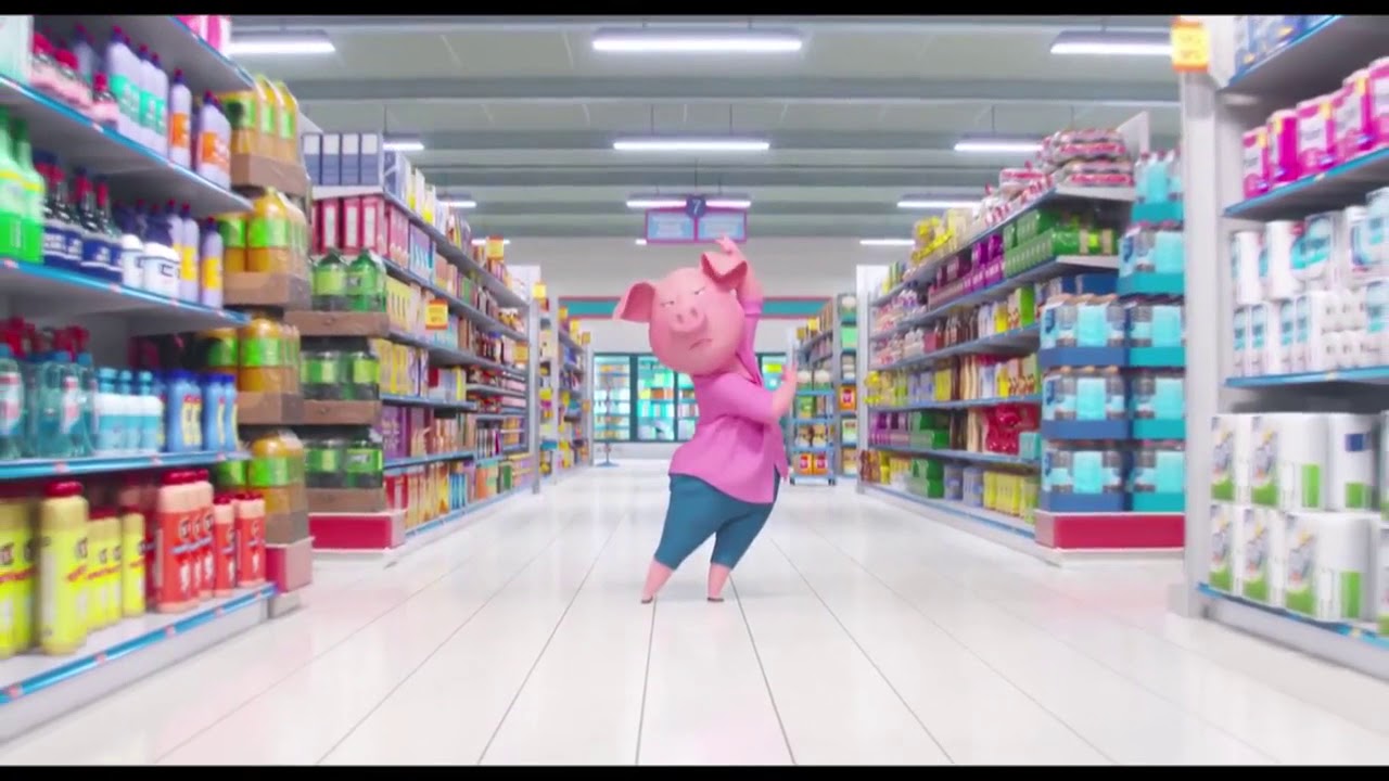 Sing 2016 Rosita Bamboleo Supermarket Dance For Kids Youtube